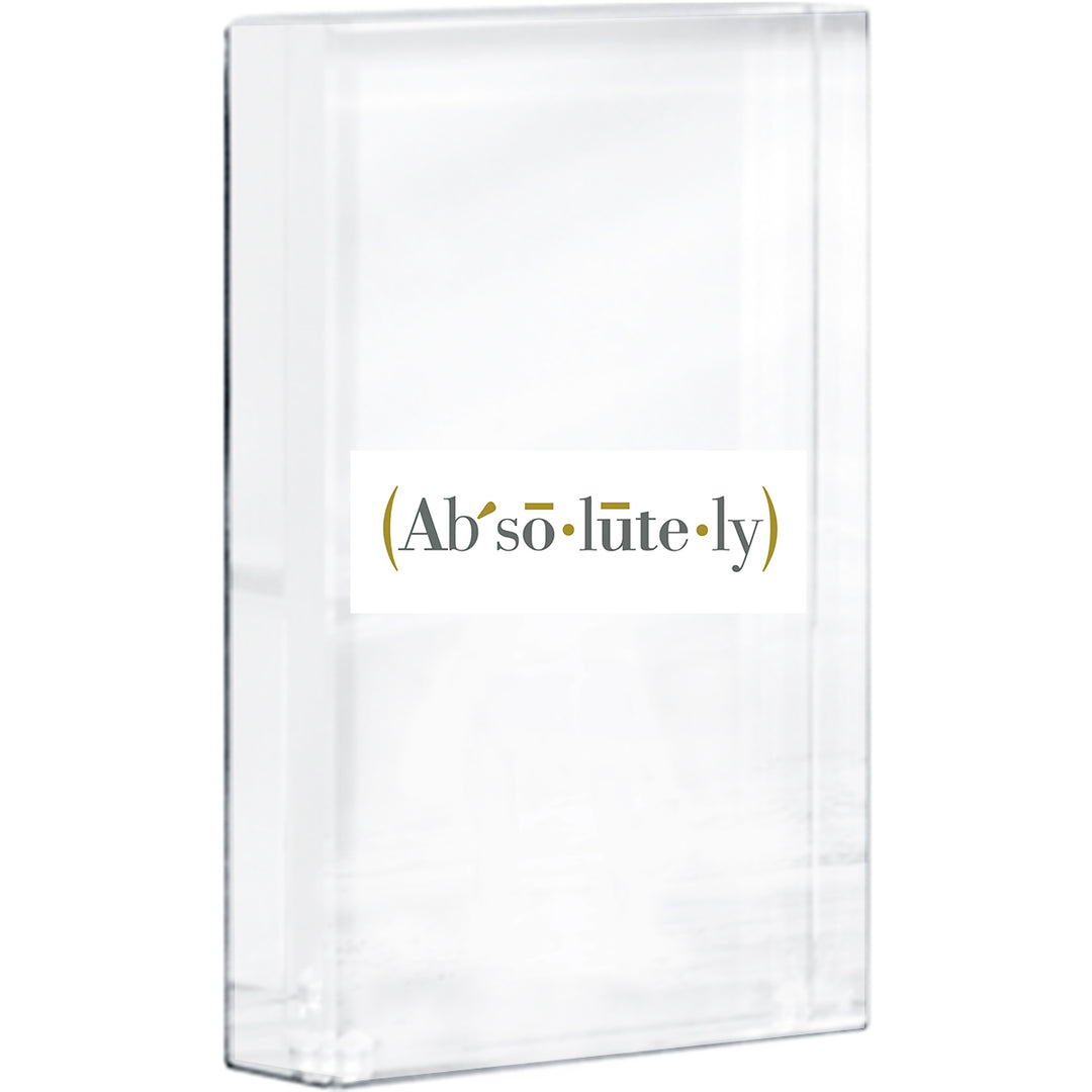 Acrylic Bloc Picture Frame Absolutely Inc