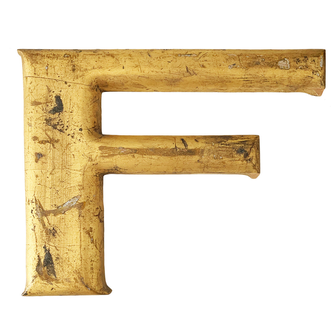 Gold Wood Letters – Absolutely Inc.